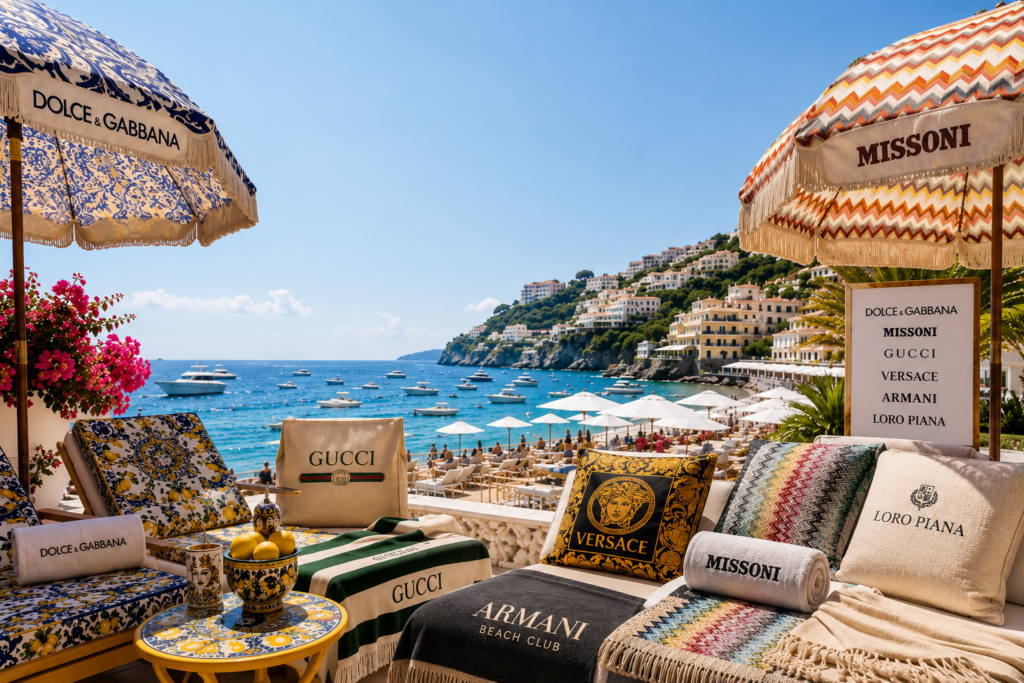 Italian Luxury Fashion Houses Transforming Glamorous Beach Clubs ...