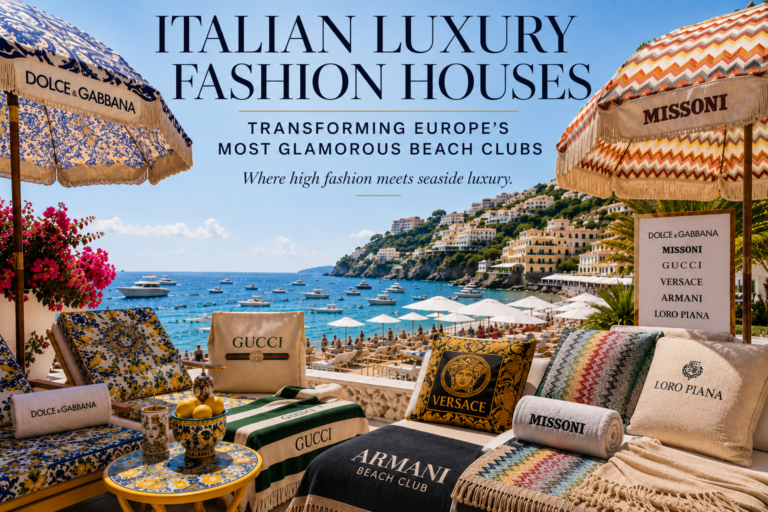 Italian Luxury Fashion Houses Transforming Glamorous Beach Clubs ...